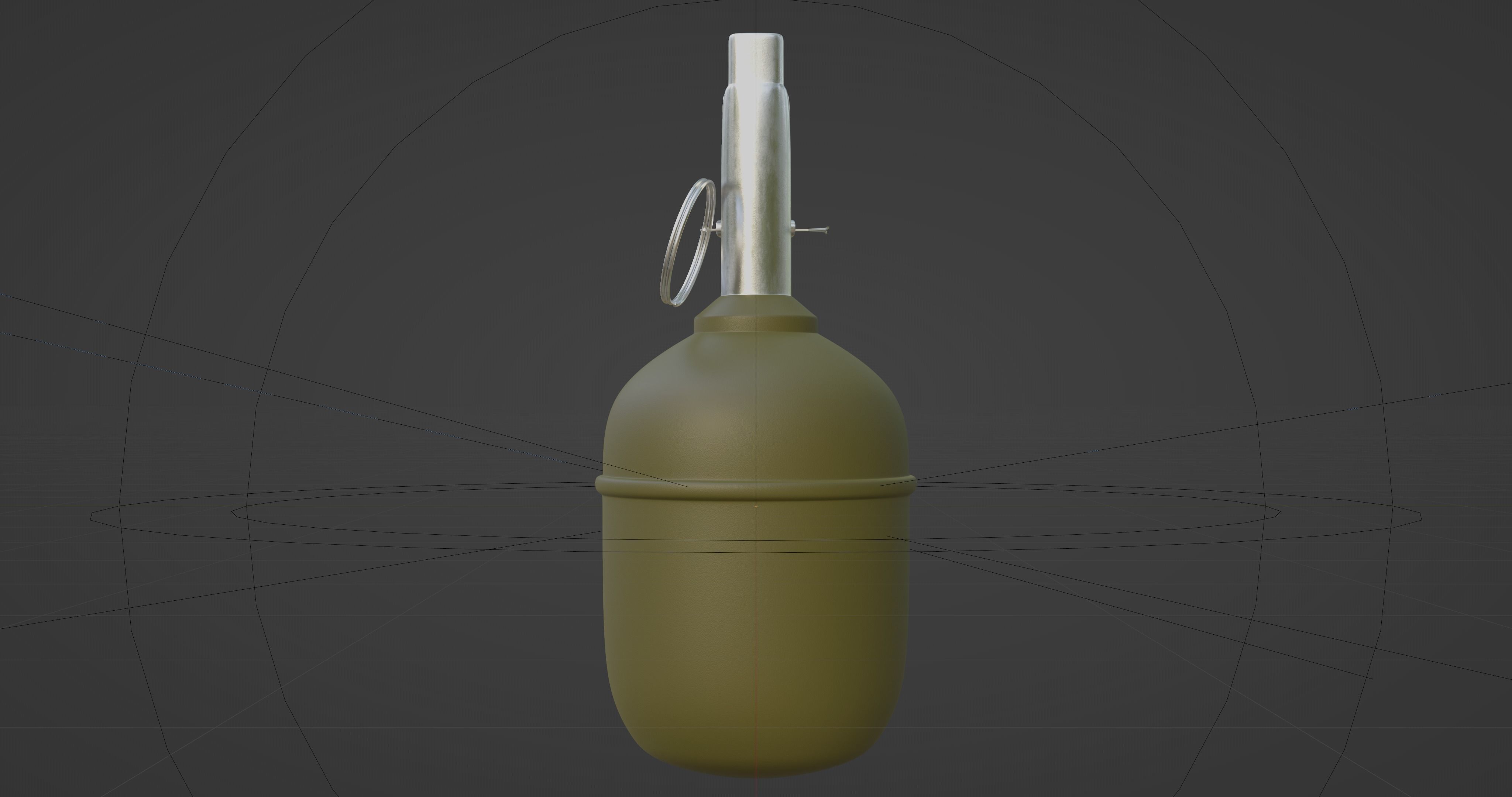 3D model RGD-5 Grenade - made in Blender VR / AR / low-poly | CGTrader