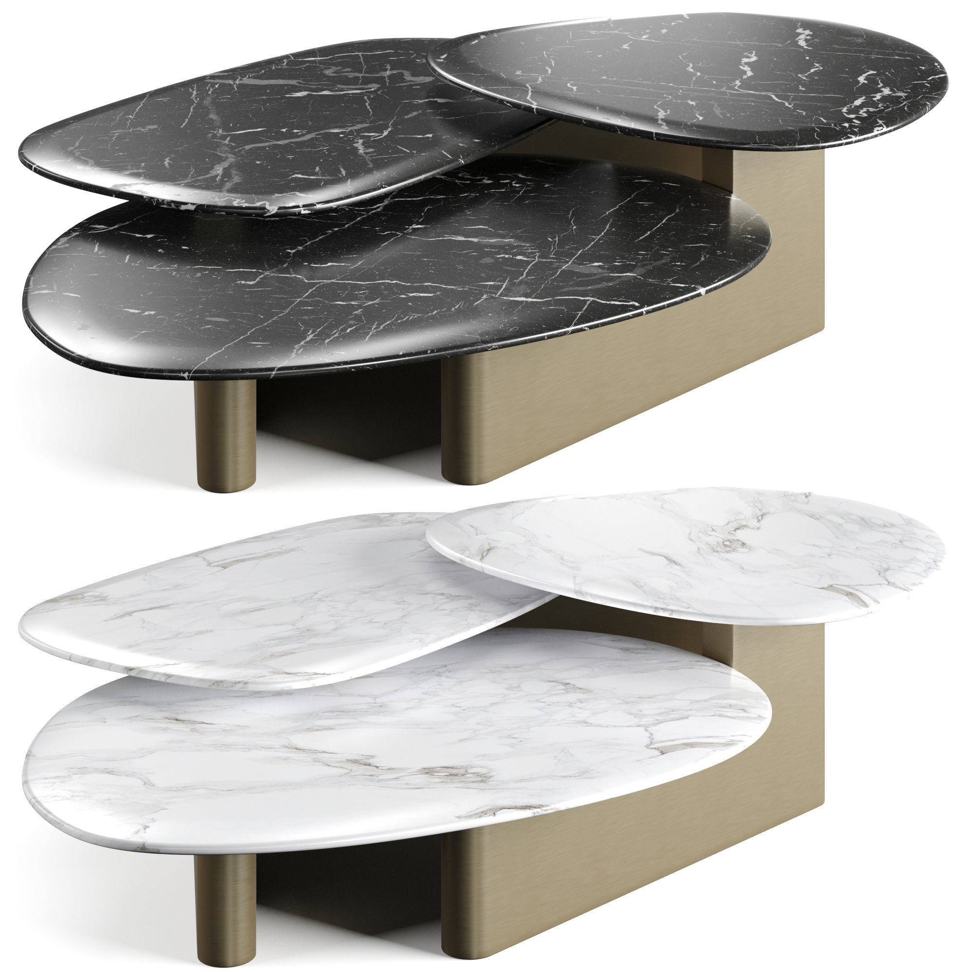 Callisto mix coffee table by porada 3D model | CGTrader