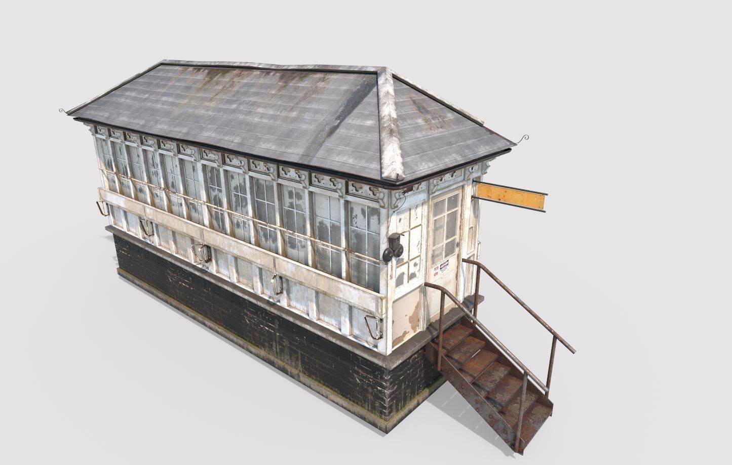 Old Signal Box 3D model | CGTrader