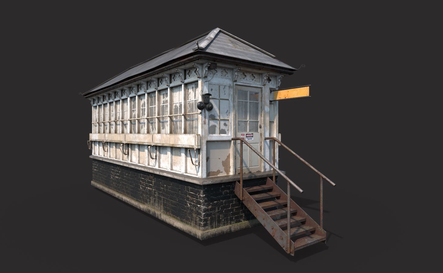 Old Signal Box 3D model | CGTrader