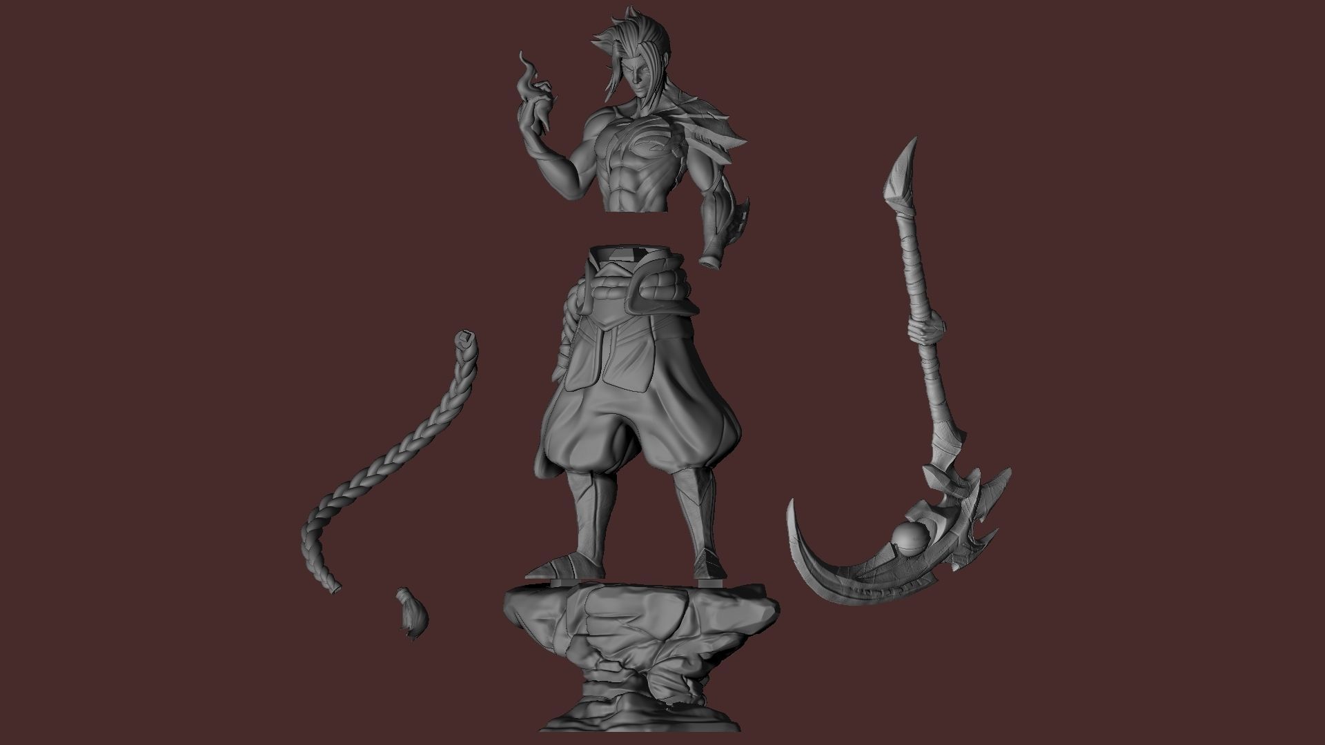 Kayn League of Legends 3d print 3D model 3D printable | CGTrader