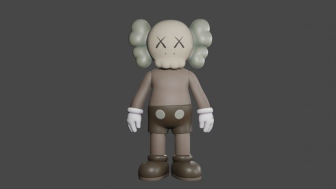 Kaws Companion 1 of 1 Scale Replica 3D Model 3D model 3D printable ...