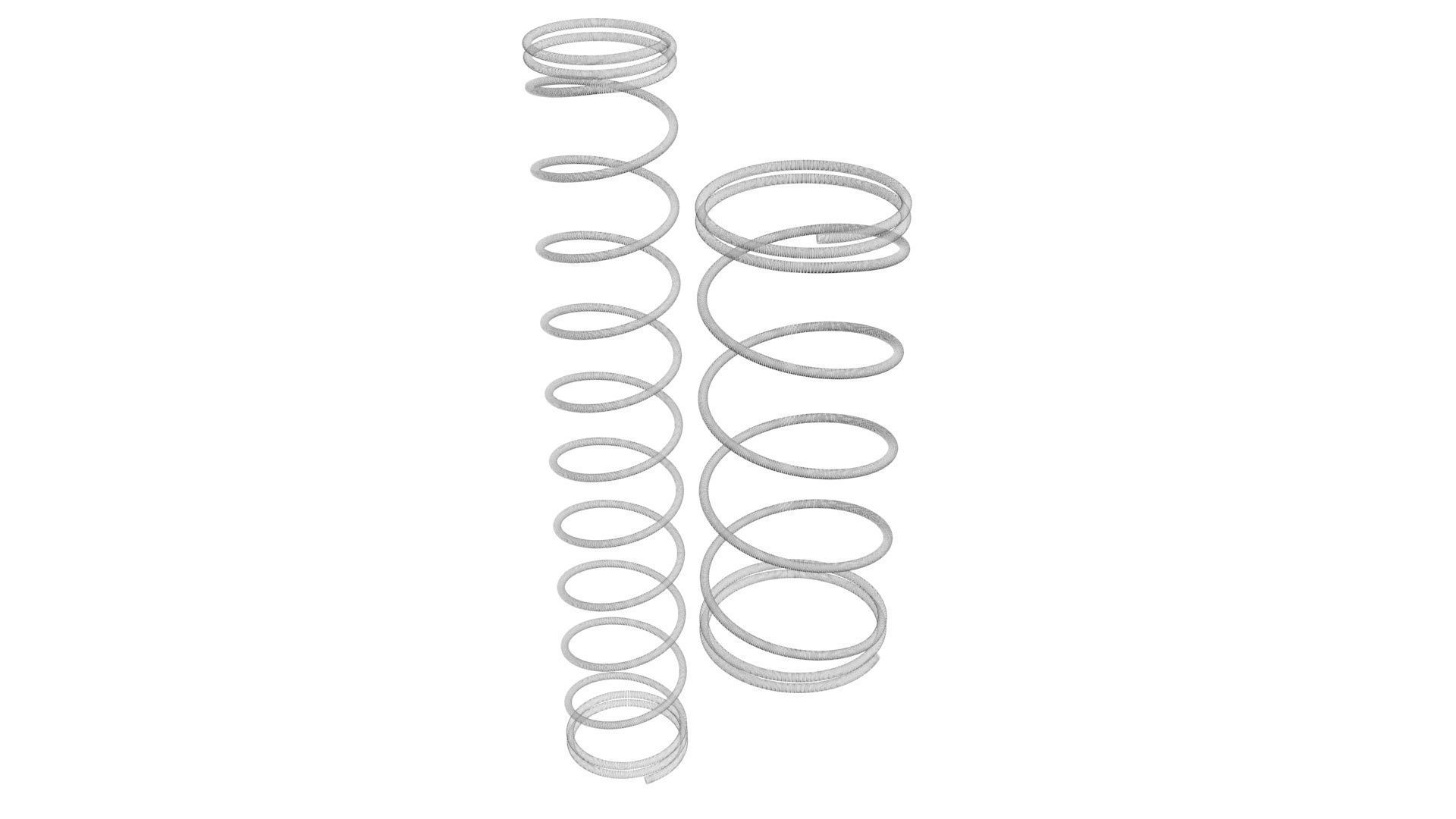 Black Pen Springs 3D model | CGTrader