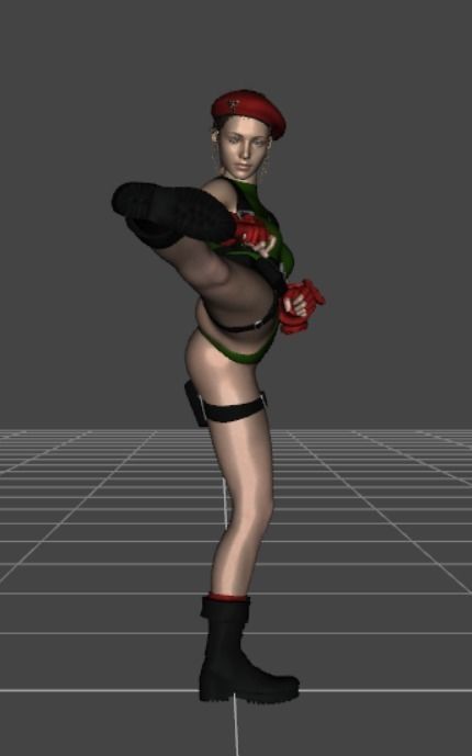 Cammy Street Fighter 3D model 3D printable | CGTrader