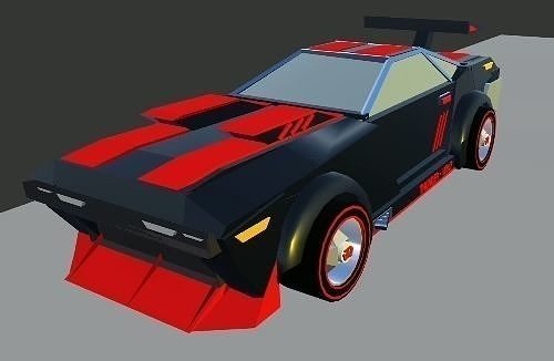 3D model Low poly thunder wolf concept VR / AR / low-poly | CGTrader