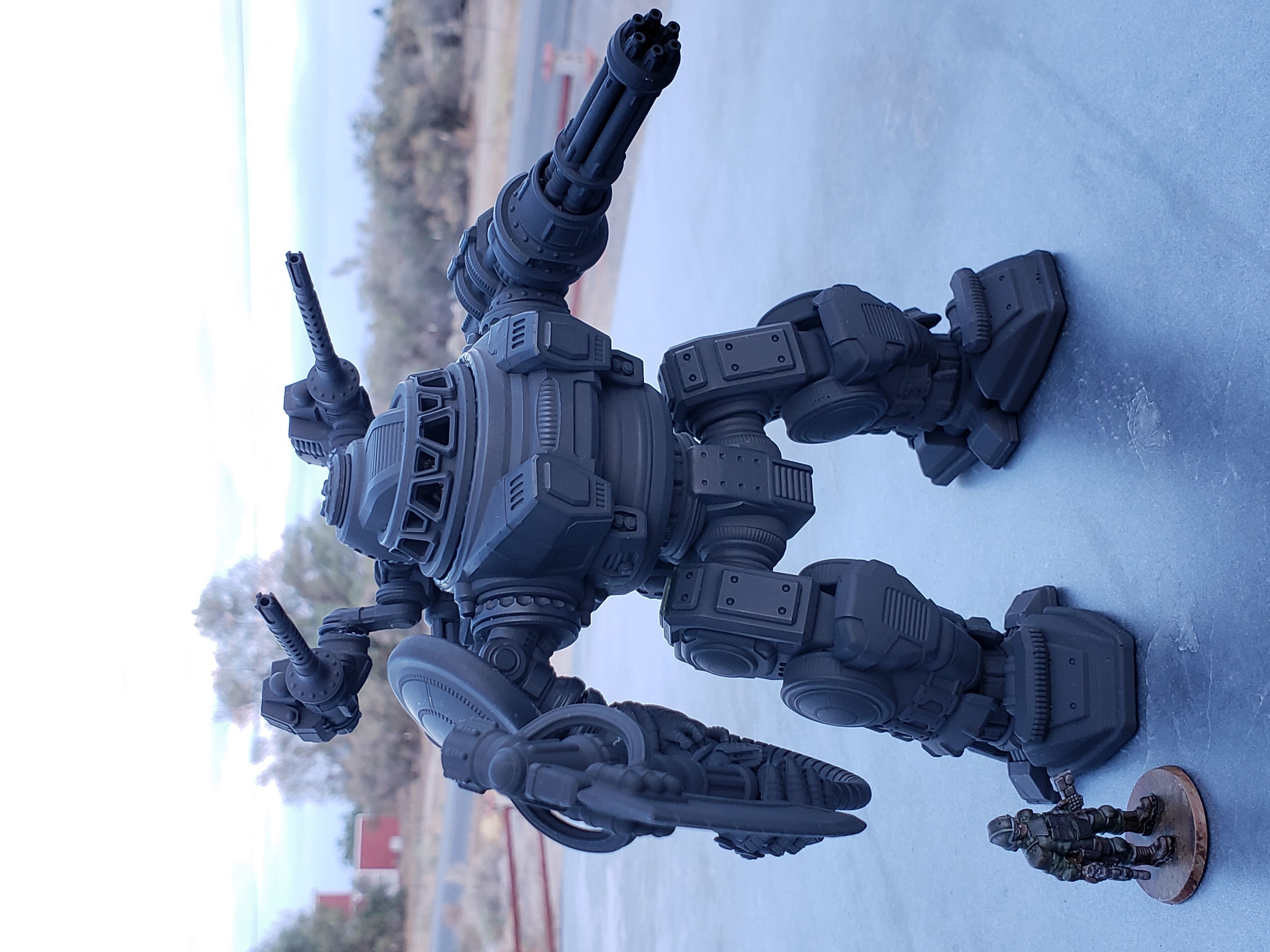 28mm Dwarf Mech - The Burrows Ripper Special 3D model 3D printable ...