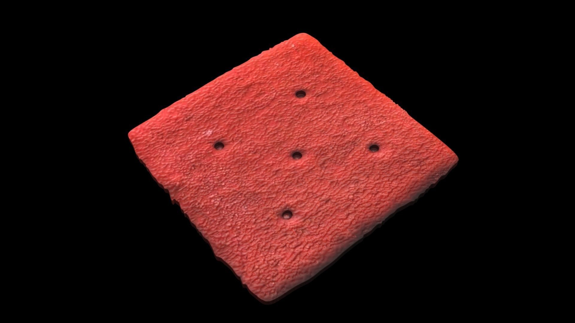 Red Cracker 3D model | CGTrader