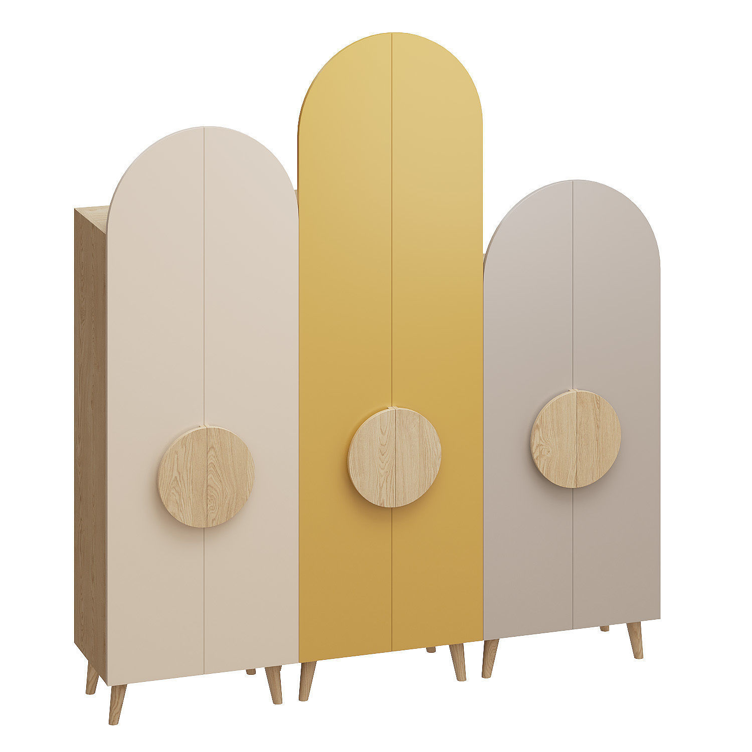 East wardrobe set 3D model | CGTrader