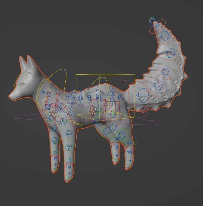 3D model Toxic fox VR / AR / low-poly | CGTrader