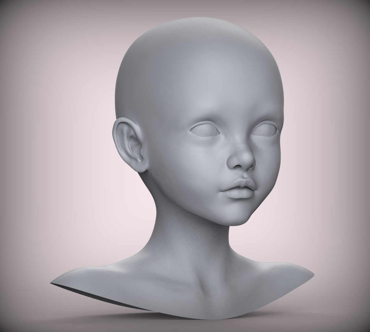 3D model 15 Realistic Female Asian American head 3D model VR / AR / low-poly | CGTrader