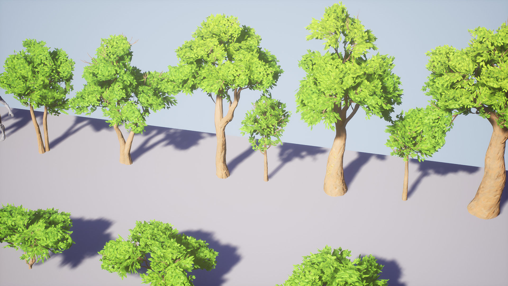 3D model Simple Trees Pack VR / AR / low-poly | CGTrader