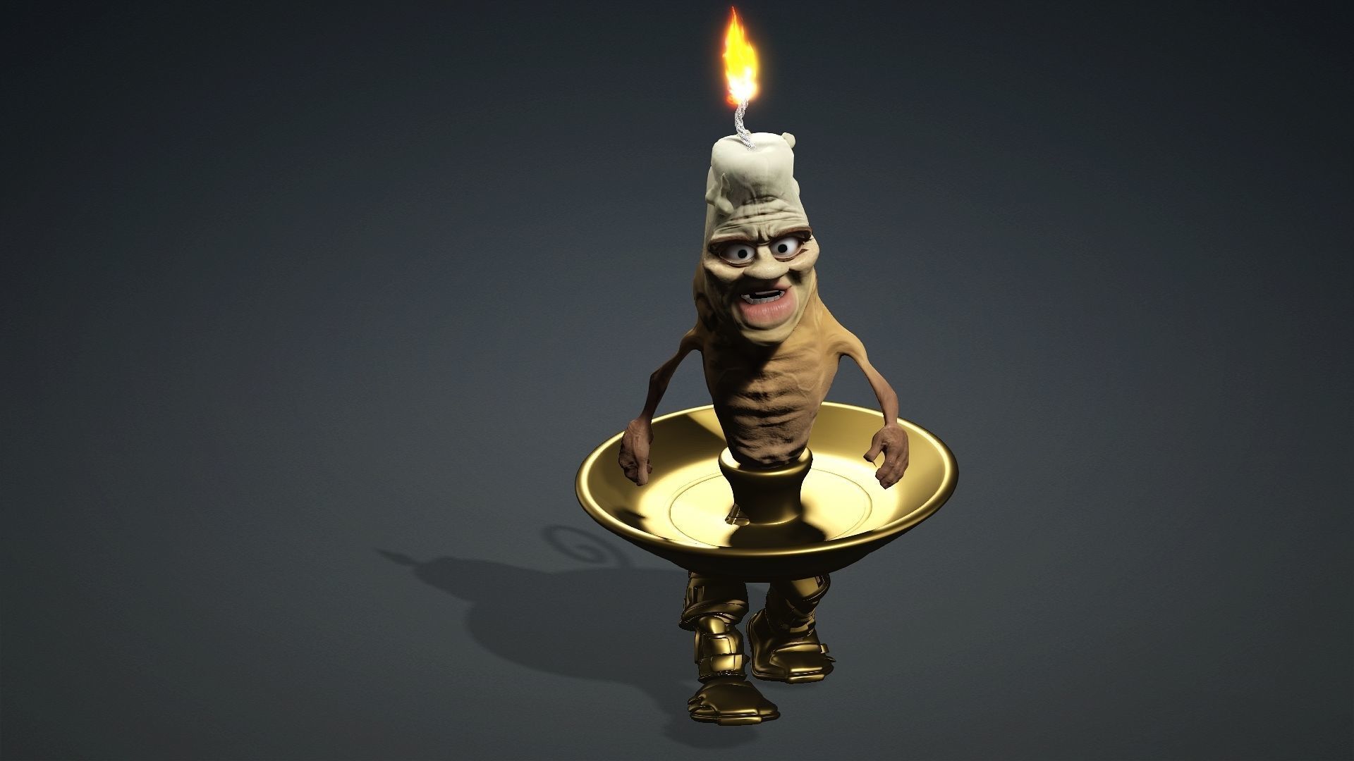 Mr Candle High quality character full Rigged and Animated 3D model animated rigged | CGTrader
