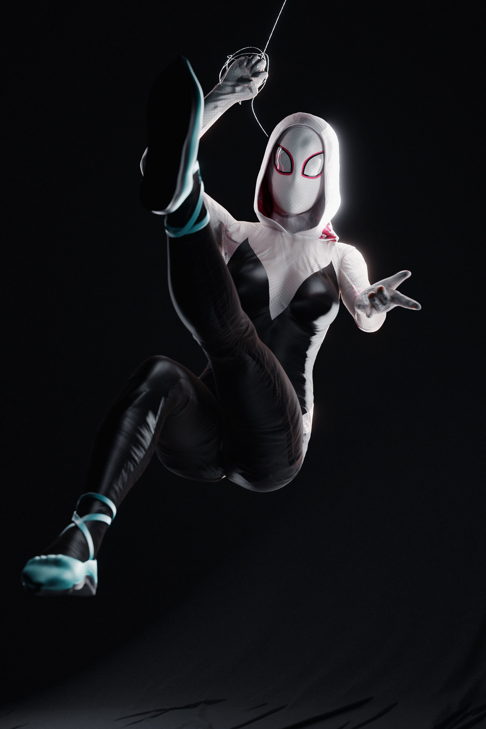 Spider Gwen 3d Model 3d Model Rigged Cgtrader
