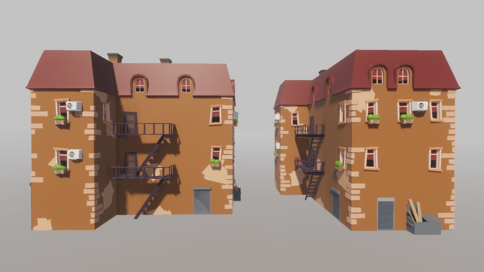 3D model Cartoon house generator VR / AR / low-poly | CGTrader