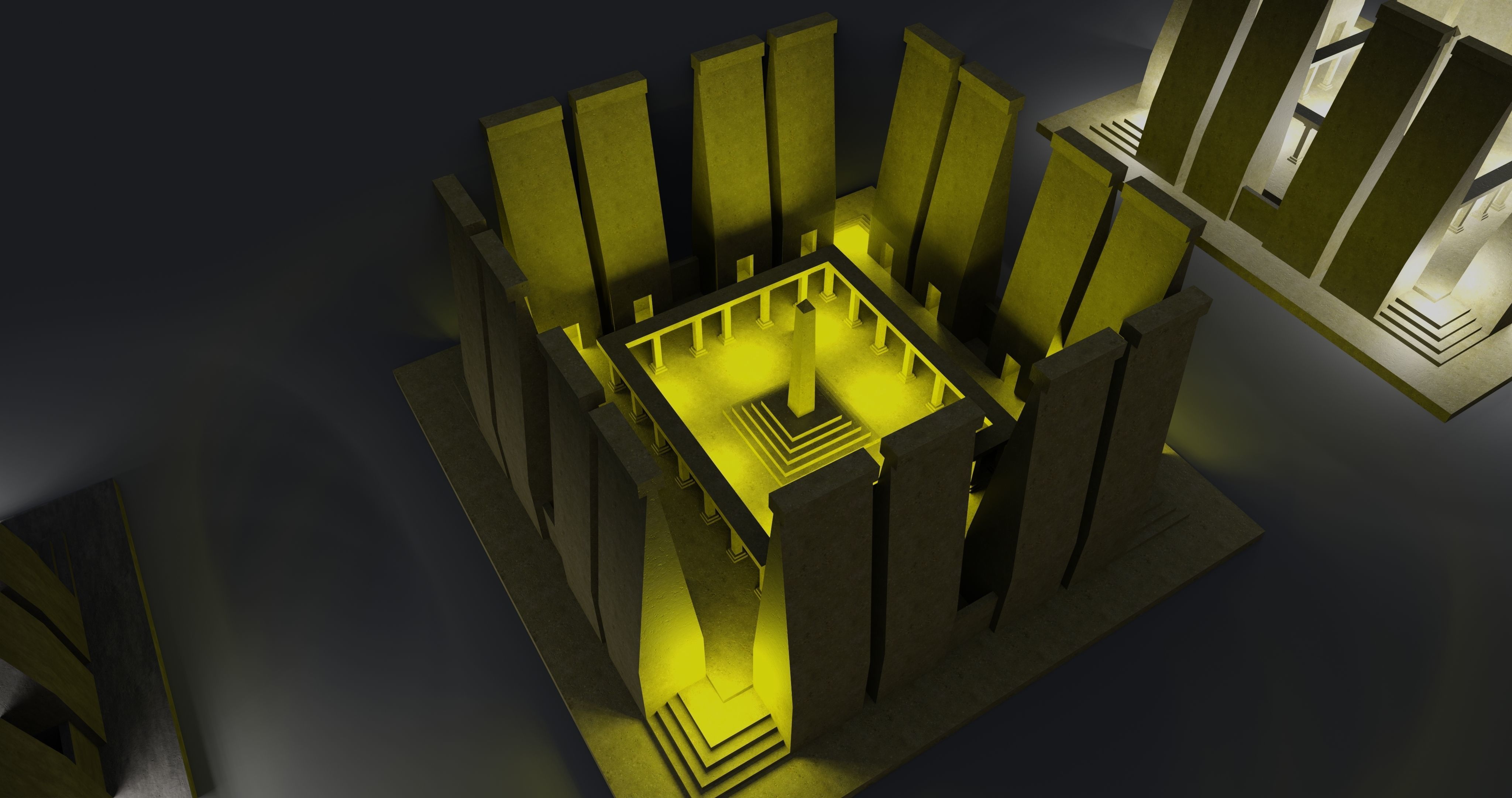 Miniature 3D Printing Structure Type-11 3D model | CGTrader