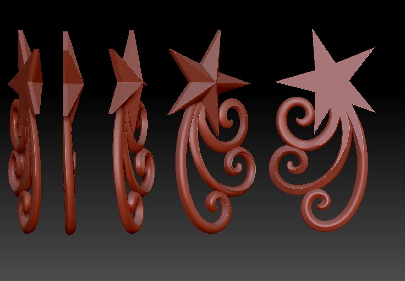 Flying Star 3D model 3D printable | CGTrader