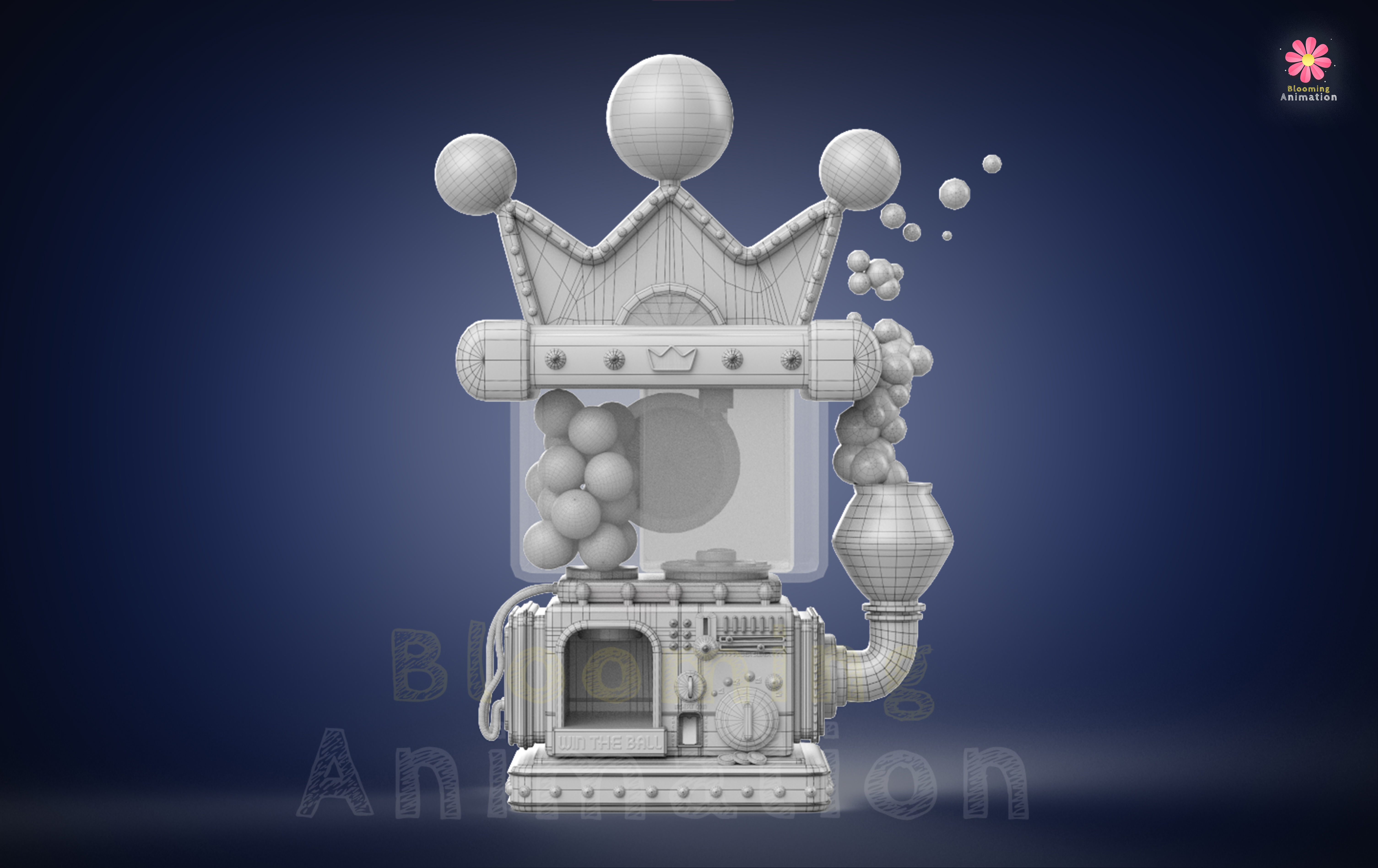 3D model Arcade Ball Bouncing Game Machine VR / AR / low-poly | CGTrader