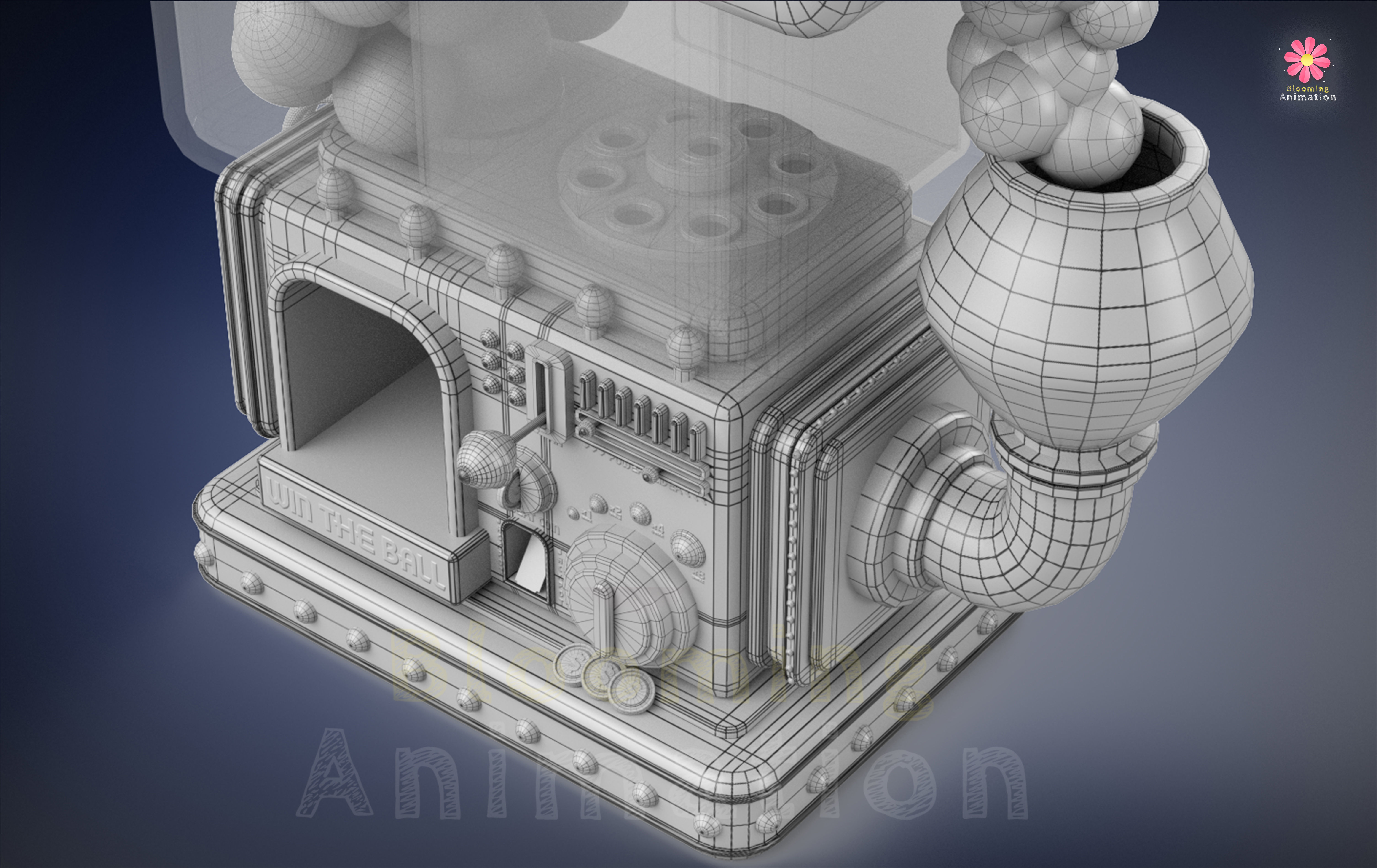 3D model Arcade Ball Bouncing Game Machine VR / AR / low-poly | CGTrader