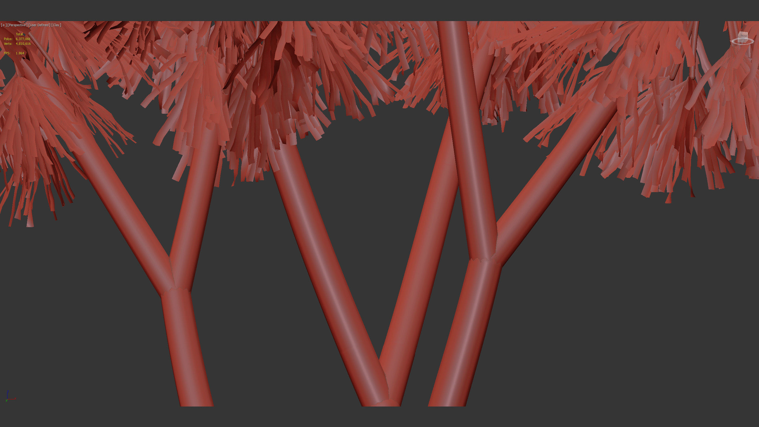 Hyphaene thebaica Doum Palm 3D model | CGTrader