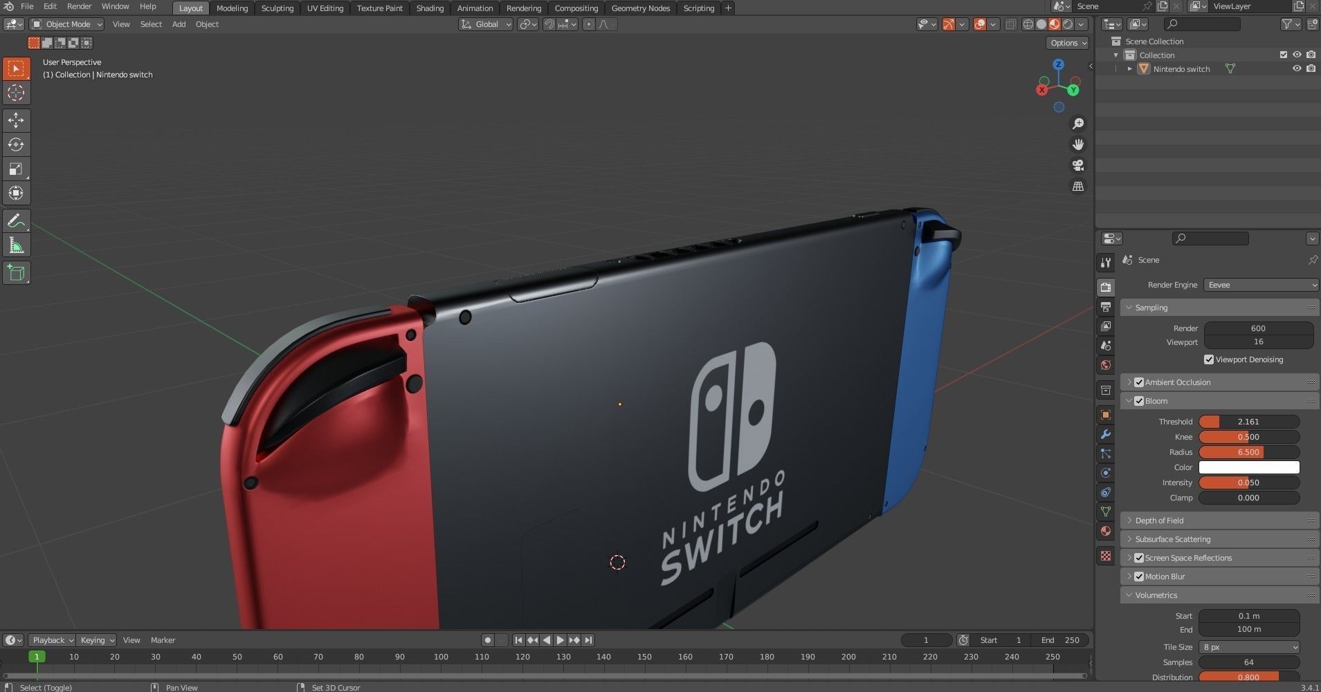 Nintendo Switch 3D model | CGTrader