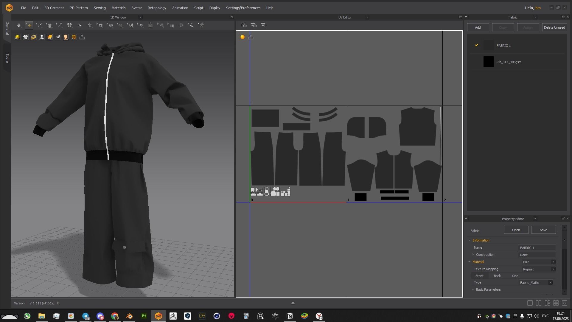 Zip Hoodie and Cargo Pants Base shape free 3D model | CGTrader