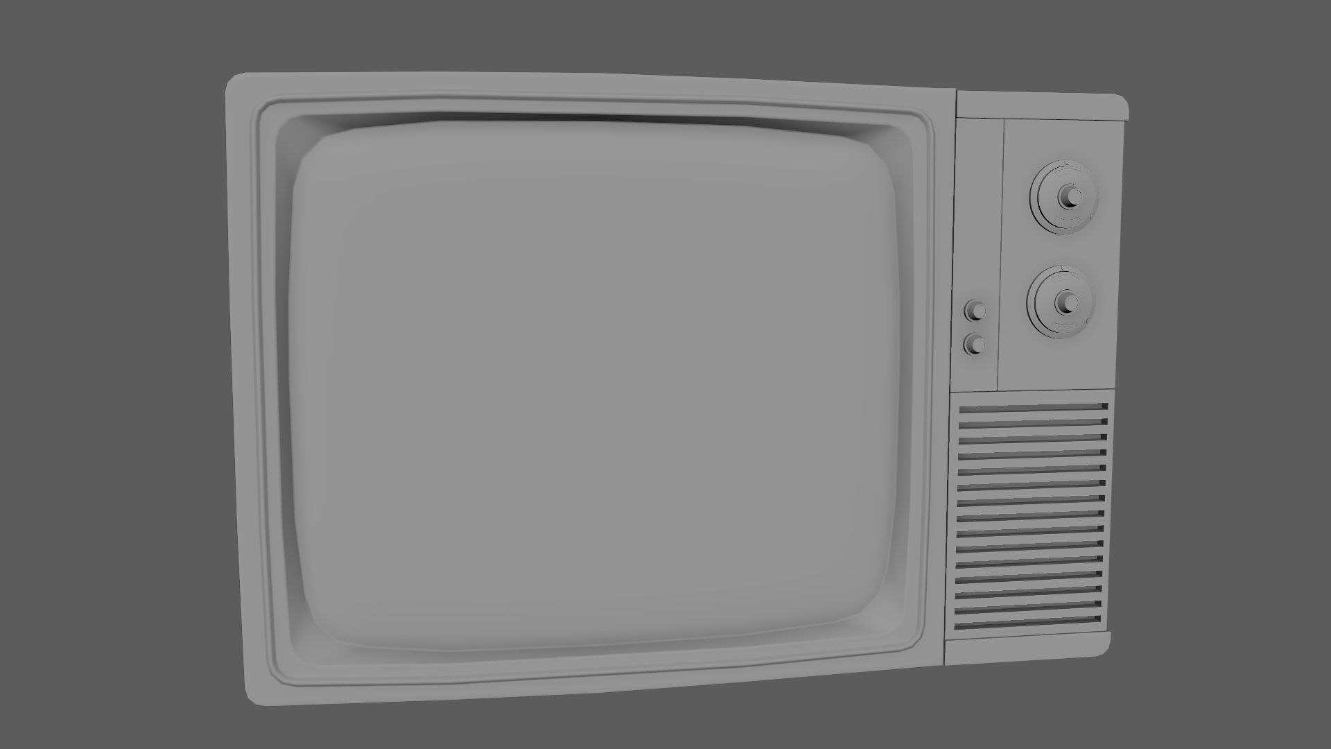 1970s Style Tv Old Tv Vintage Tv Retro Tv 3D model | CGTrader