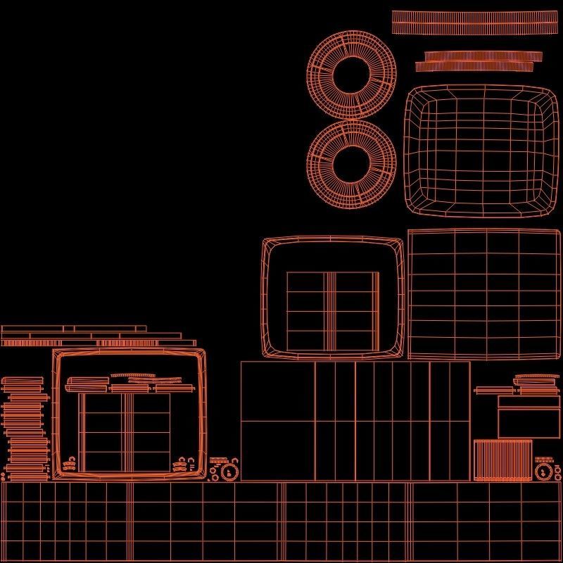 1970s Style Tv Old Tv Vintage Tv Retro Tv 3D model | CGTrader