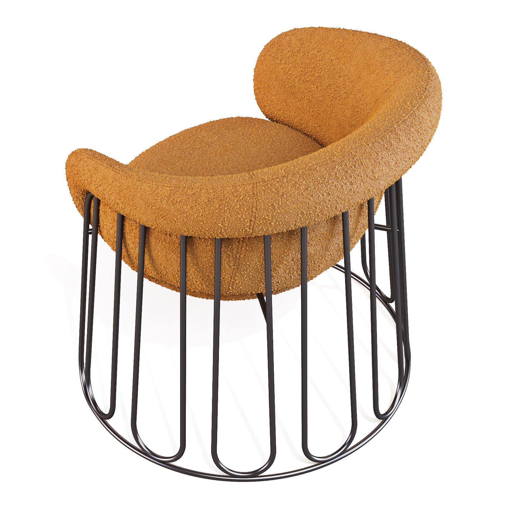 Ondarreta Ginger Sled - Dining Chair 3D model | CGTrader