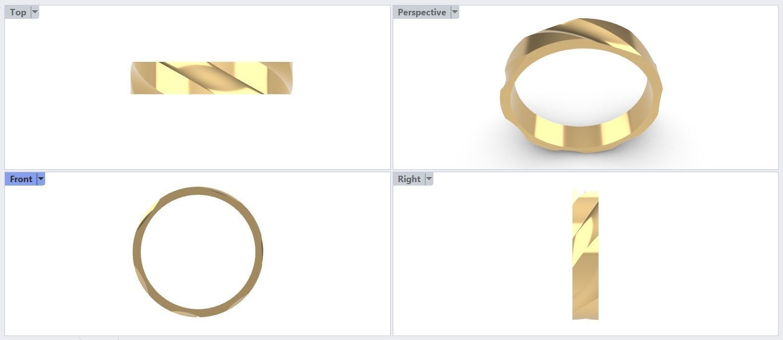 Ring model 3D model | CGTrader