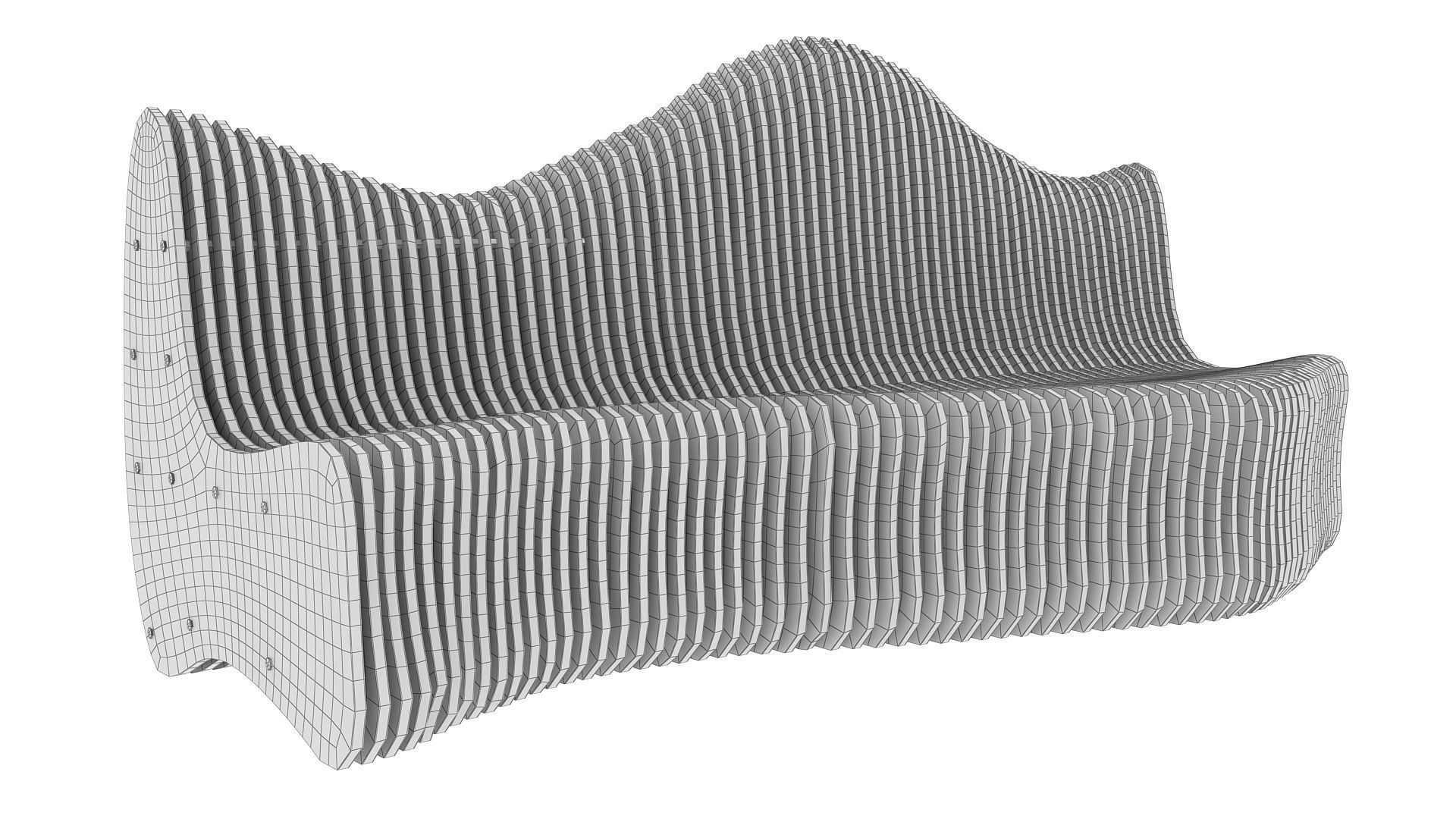 Parametric Sofa 3D model | CGTrader