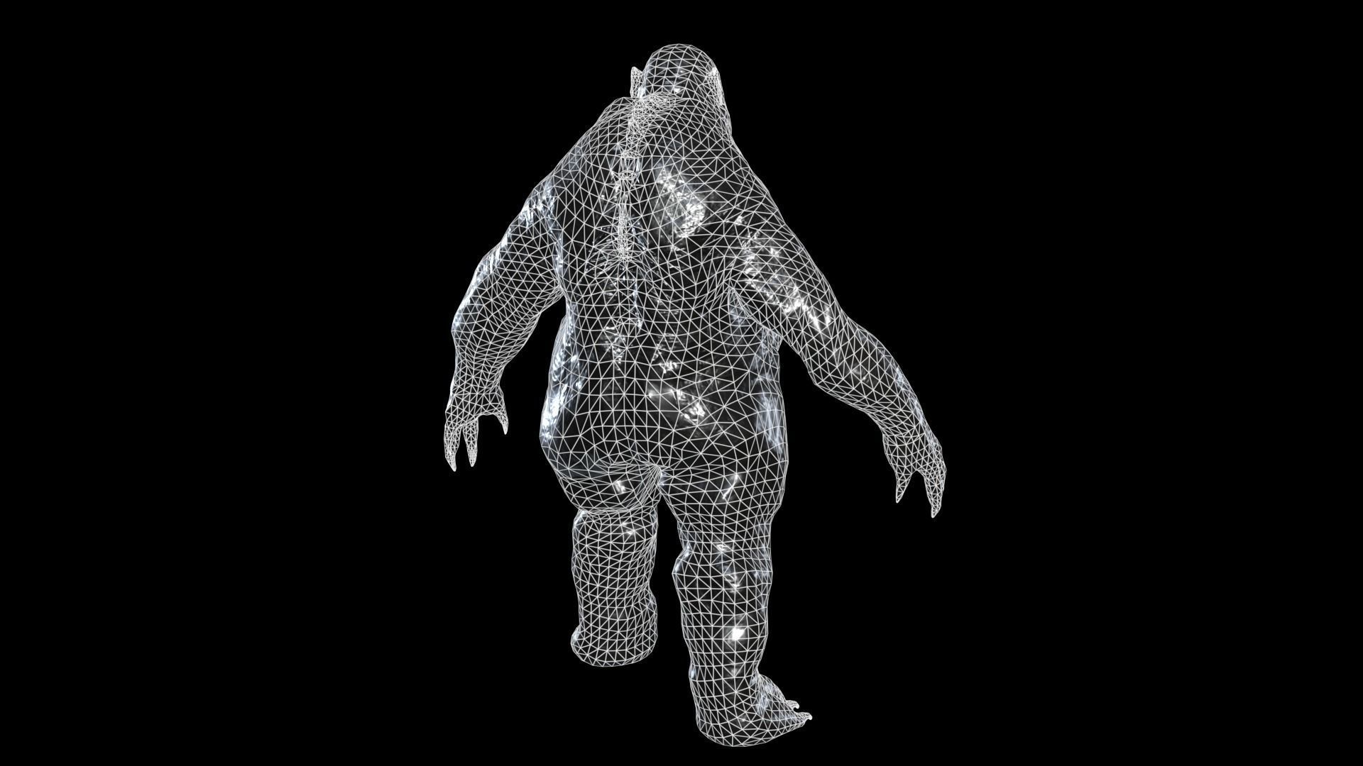 3D model Fat Demon 3 VR / AR / low-poly | CGTrader