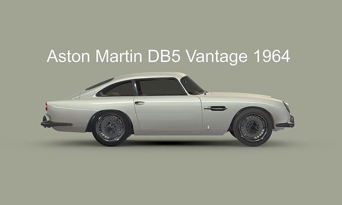 Aston Martin DB5 Vantage - 1964 3D model | CGTrader