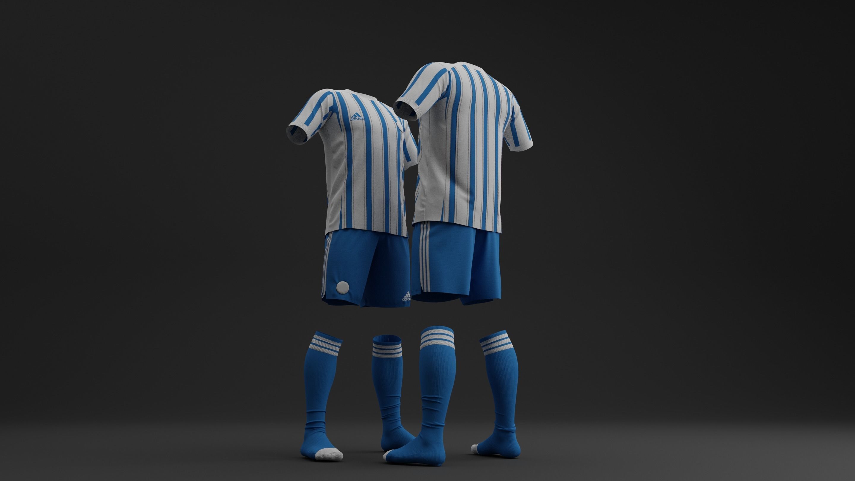 Custom Jersey 1 3D model | CGTrader