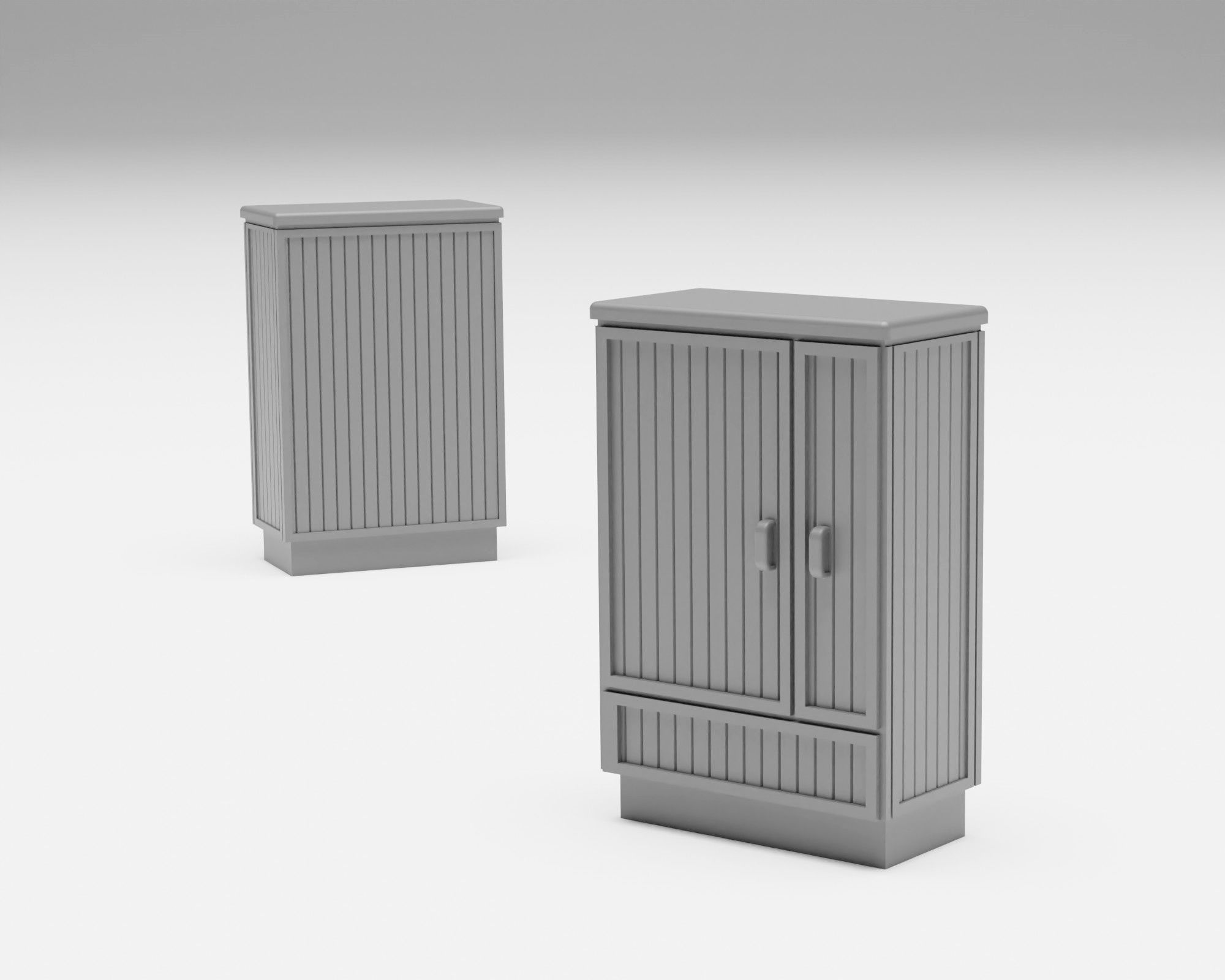 Electrical junction boxes H0 scale 3D model 3D printable | CGTrader