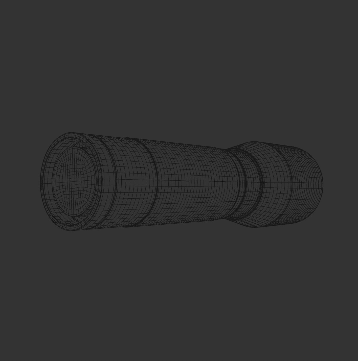 LED Minature Tactical Flashlight 3D model | CGTrader