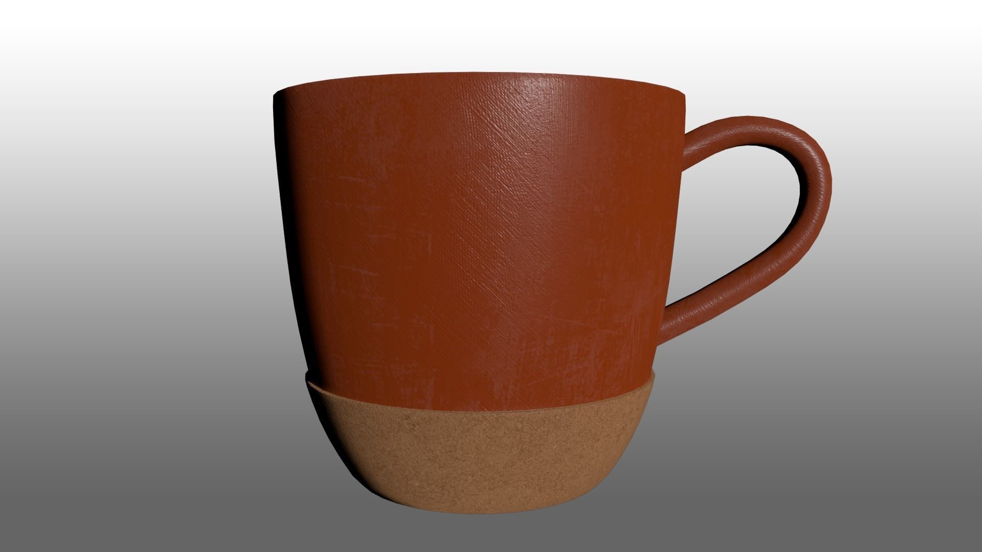 Two-tone Cup 3D model | CGTrader