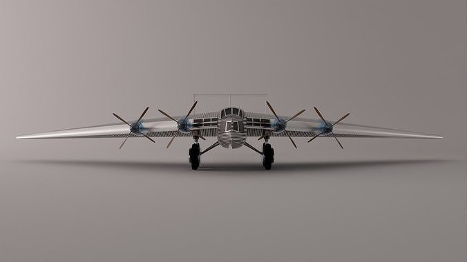 Junkers G38 Model 3D model | CGTrader