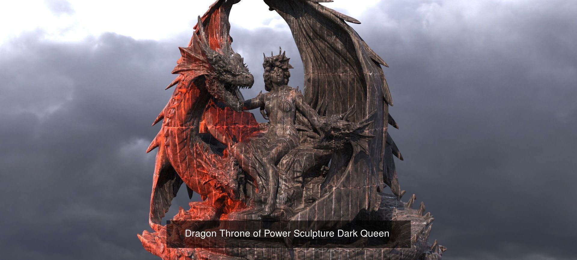 Arch Dragon Statue collection 1 | CGTrader