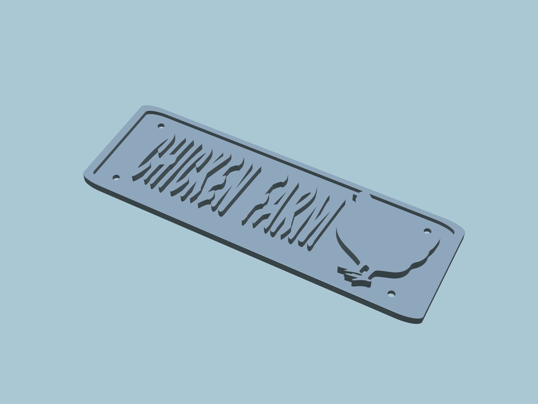 STL File - KG Customs AND Creations Pet Signs 2 - No supports 3D model ...