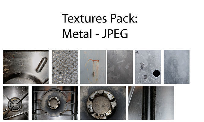 Metal Textures Pack 3 Texture | CGTrader