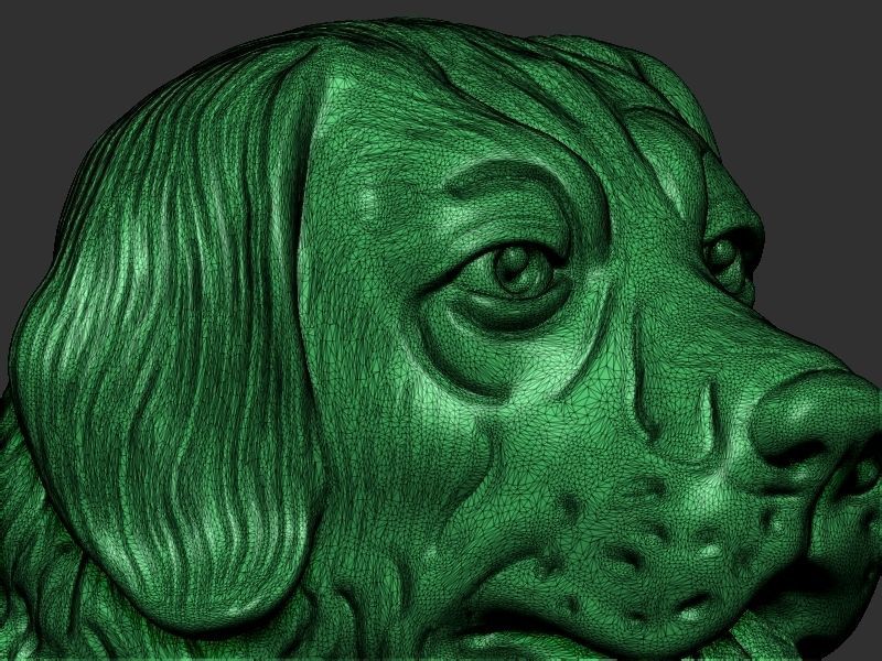 Labrador Dog Bust 3D model 3D printable | CGTrader