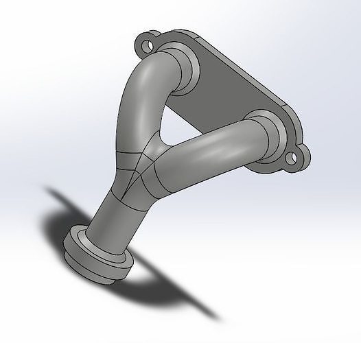 Exhaust Manifold 3D model 3D model | CGTrader
