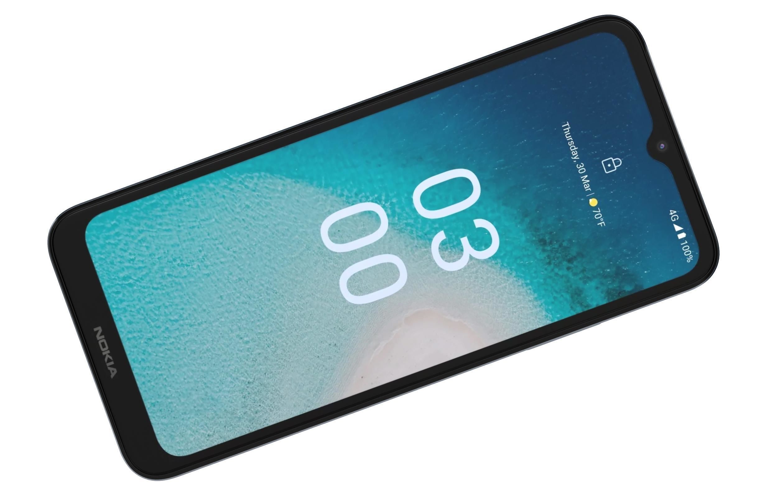 3D model Nokia C300 Blue VR / AR / low-poly | CGTrader