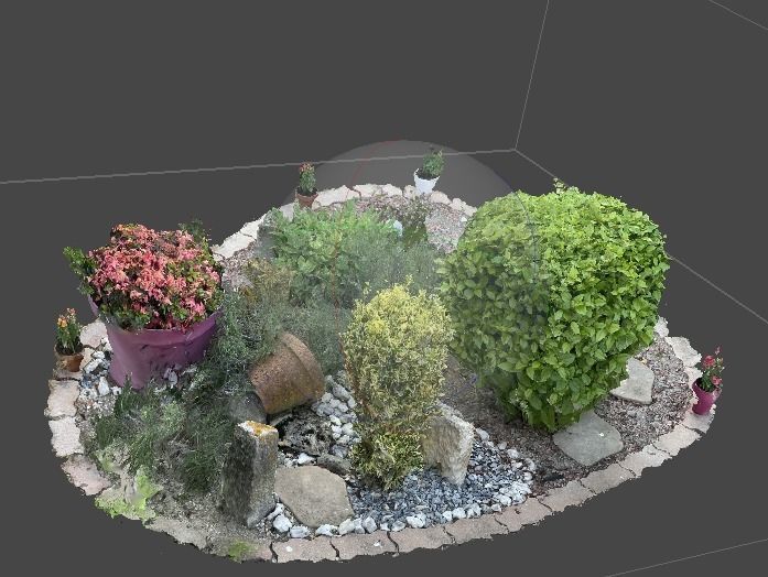 Japanese garden 3D model rigged | CGTrader