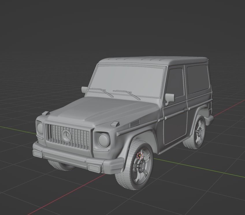 3d model of a Mercedes car 3D model | CGTrader