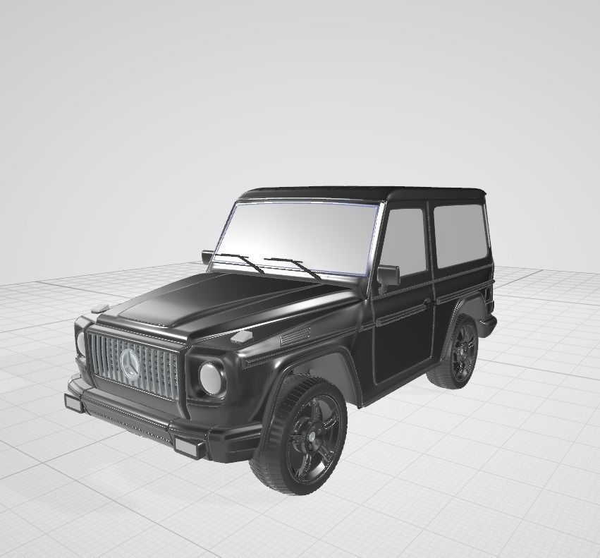 3d model of a Mercedes car 3D model | CGTrader