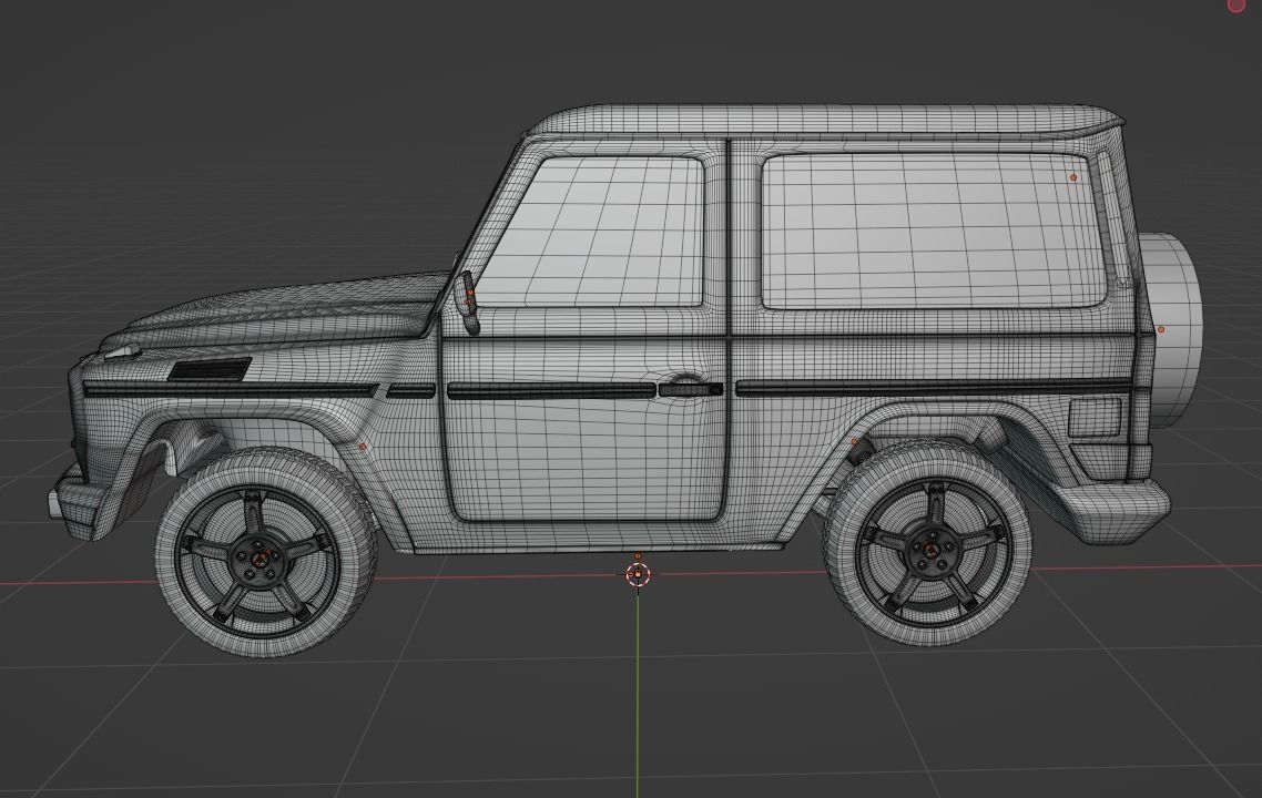 3d model of a Mercedes car 3D model | CGTrader