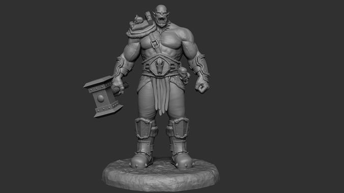 Warcraft Concept Art Figure 3d Print 3d Model 3d Printable Cgtrader