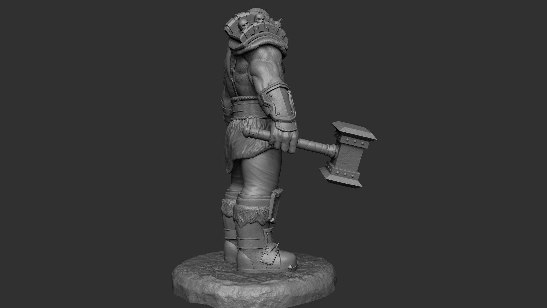 Warcraft Concept Art Figure - 3D Print 3D model 3D printable | CGTrader