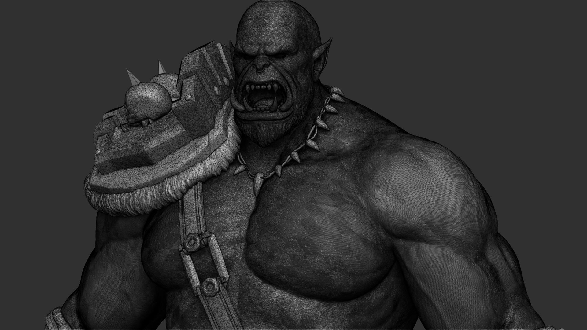 Warcraft Concept Art Figure - 3D Print 3D model 3D printable | CGTrader